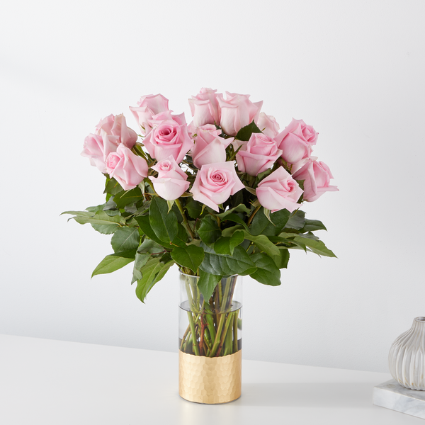 Picture Perfect Pink Rose Bouquet–The Flower Factory