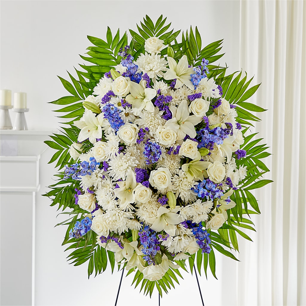 At Rest Standing Spray–The Flower Factory