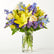 Limoncello Bouquet – blue, purple, yellow flower arrangement | Tarzana ...